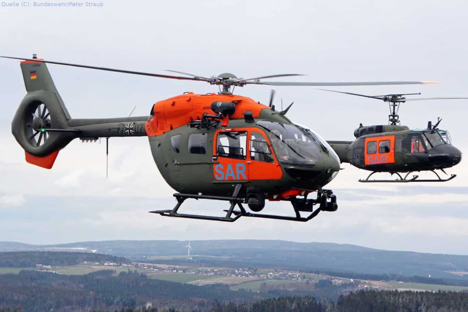 Bell UH-1D: Teppichklopfer ausgemustert, H145 komplett