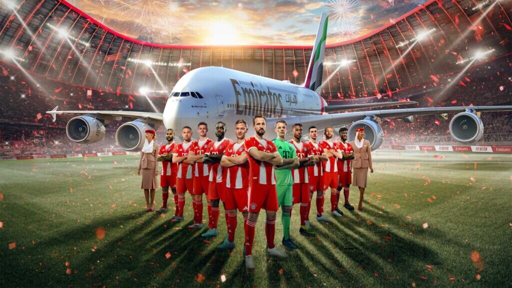 Emirates returns to the Bundesliga: Partnership with FC Bayern Munich