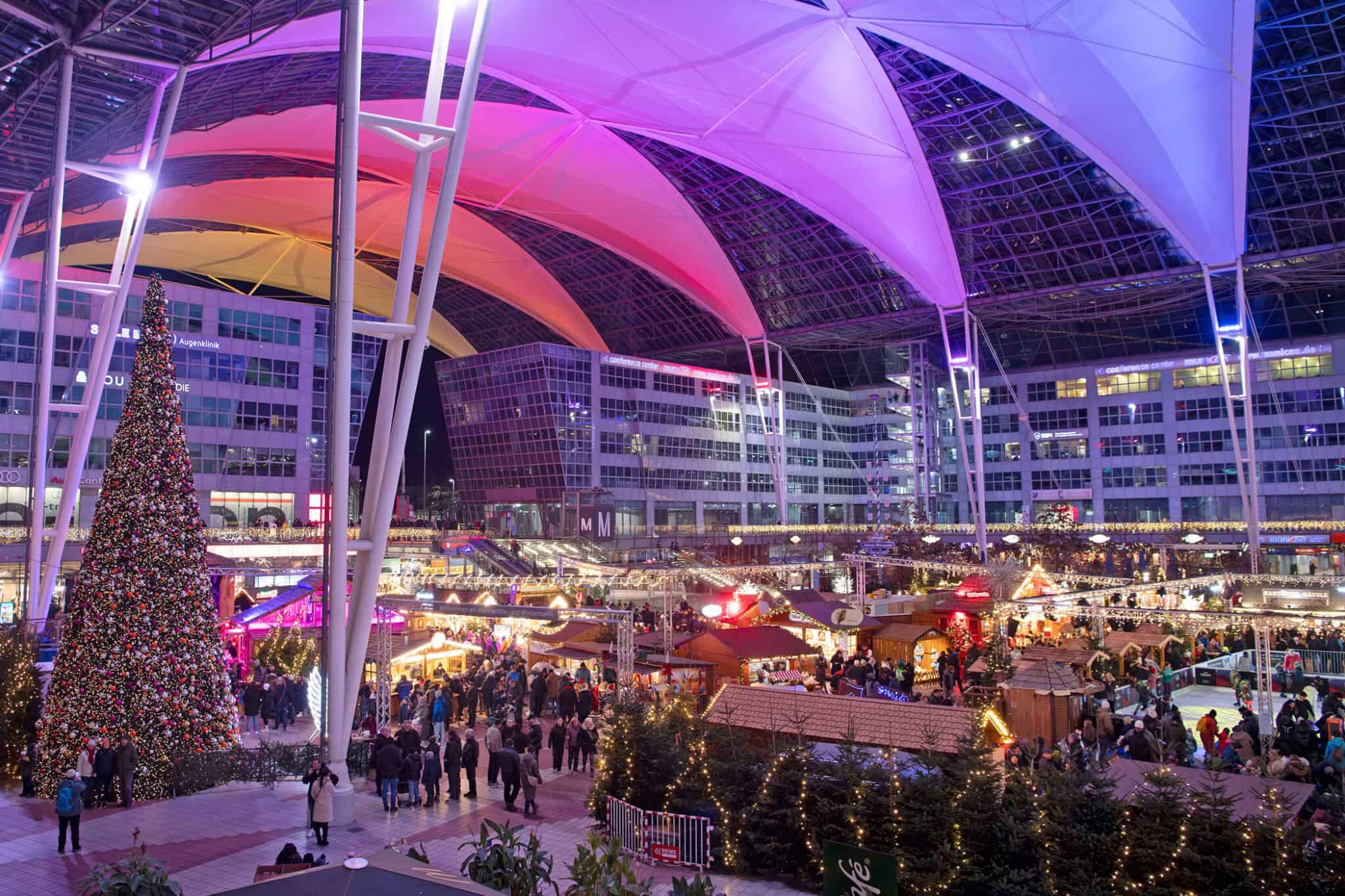 Flughafen München: Weihnachtsmarkt im München Airport Center (MAC)